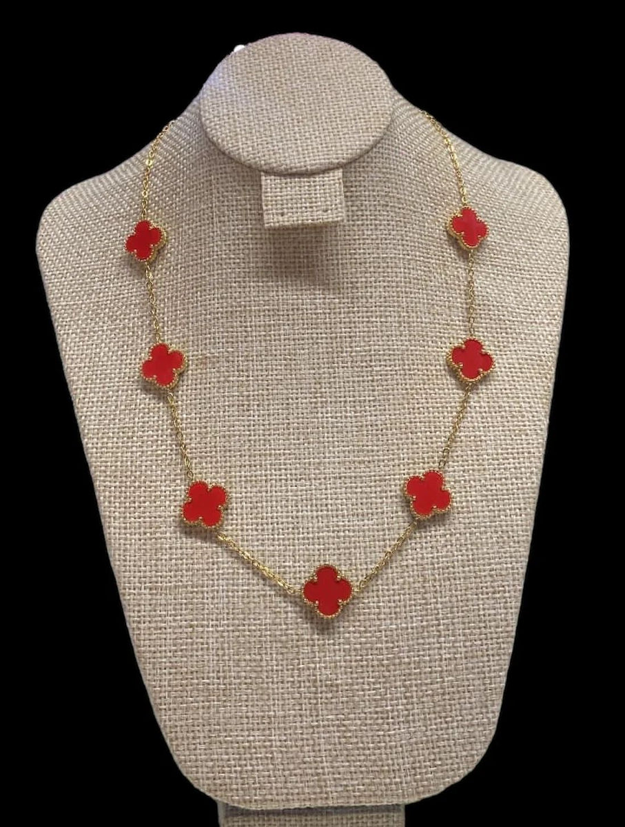 Collar van cleef roja – ALUCINANDO